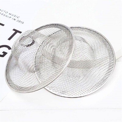 2Pcs Bathroom Drain Filter Anti Clogging Stainless Steel
