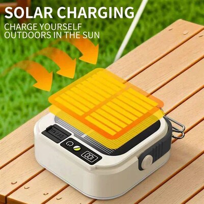 Mini LED Camping Light, USB Rechargeable Portable Tent Light
