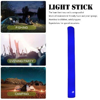 Sponge Light-Up Foam Sticks Rave Glow Wands Glow In The0