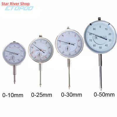 0-10/25/30mm Dial Indicator 0.01mm Resolution Gauge Shockpro