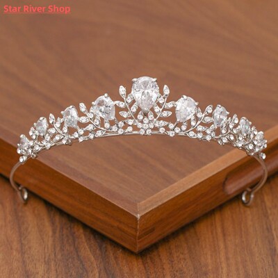Bridal Tiara Hair Crown Wedding Hair Accessories For Women S