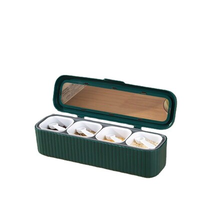 Nordic Household Seasoning Box Partitioned Four-in-one Seaso