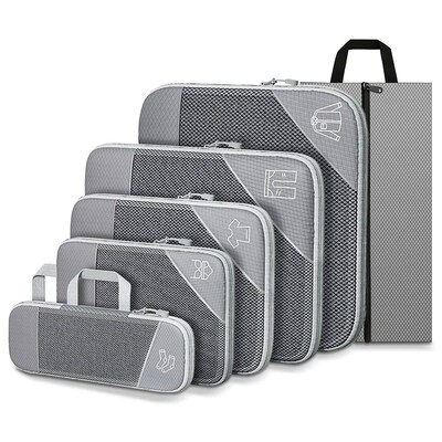 3/6PCS Compressed Packing Cubes Travel Storage Set With Shoe