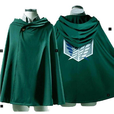 Attack On Titan Cape Cloak Shingeki Cosplay Costume