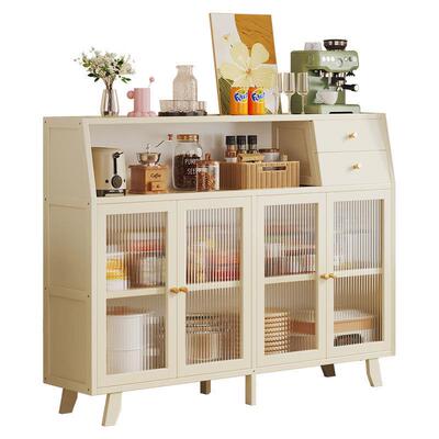 Home floor standing kitchen shelf cabinet integrated wall ca