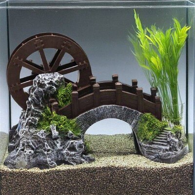 Fish Tank Landscaping Decor Resin Aquarium Artificial