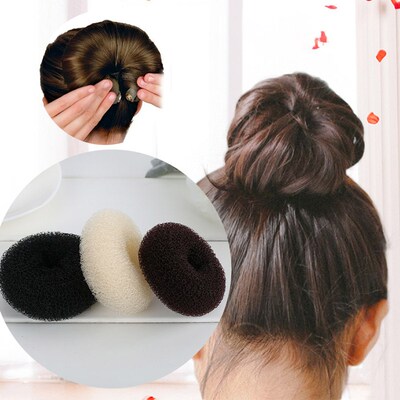 Fashion Hair Bun Maker Donut Magic Foam Sponge Easy Big Ring