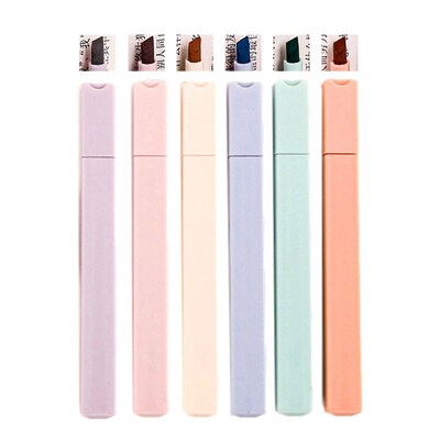 6pcs/Lot Highlighter Pen Set Pastel Fluo For School Text Mar
