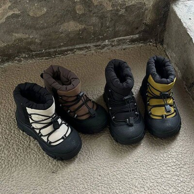 Childrens Winter Thick Waterproof Snow Boots 2024 New Produ