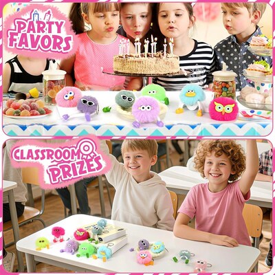 12PACK Kids Keychains: Cute Key Chains For Classroom Prizes