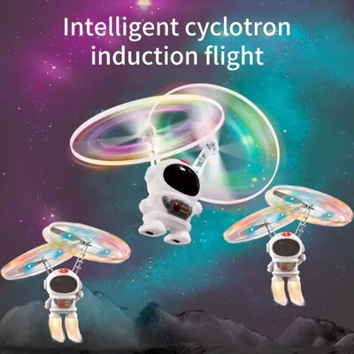 Levitating Luminous Astronaut Induction Vehicle Rotatable Ba