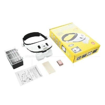 Rechargeable Head Wearing Magnifying Glass 1X 1.5X 2X 2.5X
