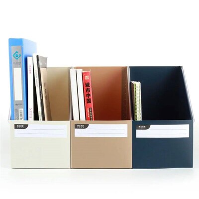 Plastic Foldable Book Storage Box Simple Large Capacity Wate