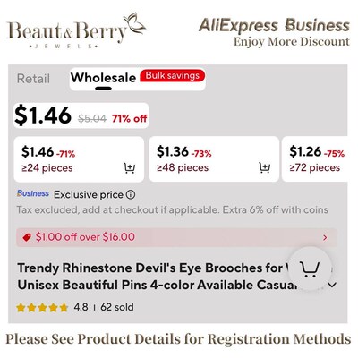 Beaut&Berry Ear of Wheat Brooches for Women Rhinestone Blue
