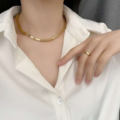 Yuxi titanium steel non-fading fish scale scale chain jewelr