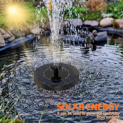Diameter 13/18cm Solar Fountain ABS Floating Fountain Pump w