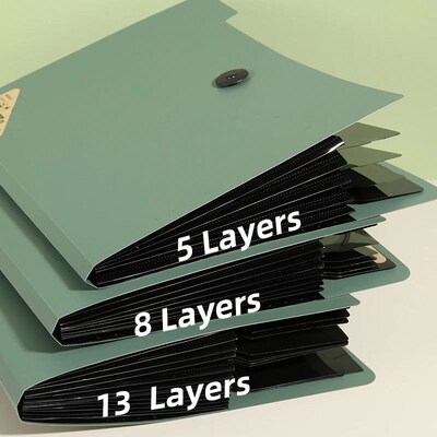 5/8/13 Layers A4 File Folder Storage Bag Test Paper Desktop