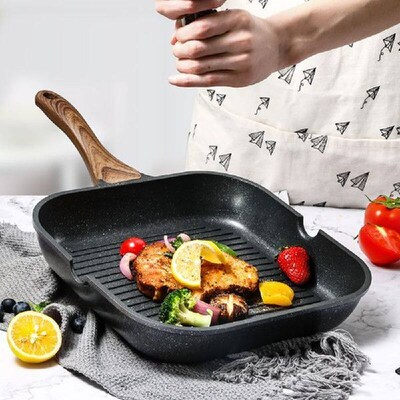 Hot Sale Square Grill Pan Non Stick Grill Pan Plate for