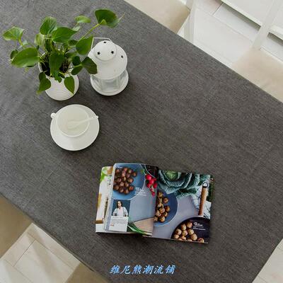 2023 Modern Cotton Linen Table Cloth Waterproof Square Party