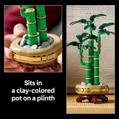 Lucky Bamboo Building Set,Artificial Fake Plant Decoration