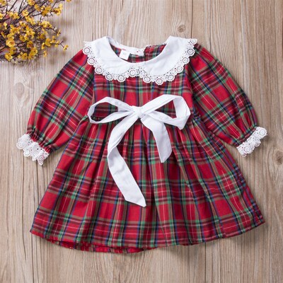 US Christmas Little Big Sister Matching Clothes Toddler Kid
