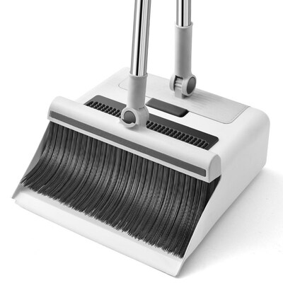 Broom, dustpan and floor brush three-in-one, stylish and