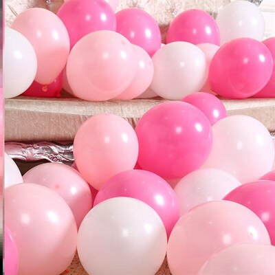 high quality balloons decorate scene set  the birthday party