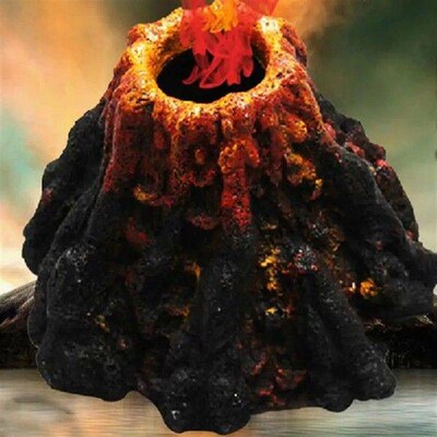 Fish Tanks Landscaping Simulation Volcano Aquarium