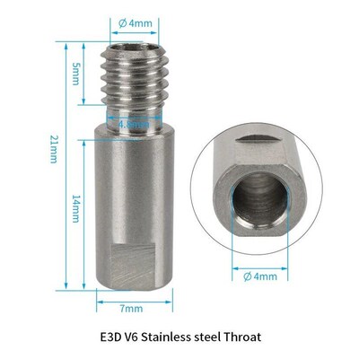 3D Printer Hotend Kit 24V 64W Heating Tube Thermistor 0.4mm