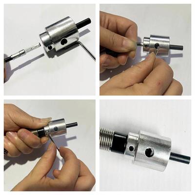 不磨锈钢电钻软清轴电软轴雕刻笔-4mm高精度瓷砖缝瓷7280砖美缝