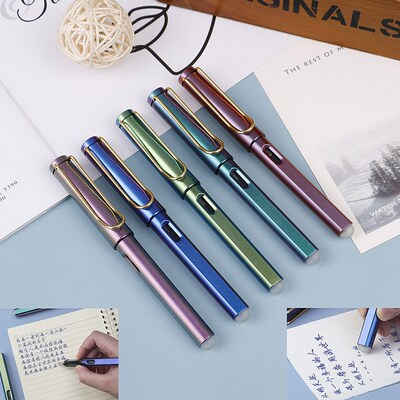 Erasable Ink Fountain Pen Super Fine Nib Calligraphy Signatu