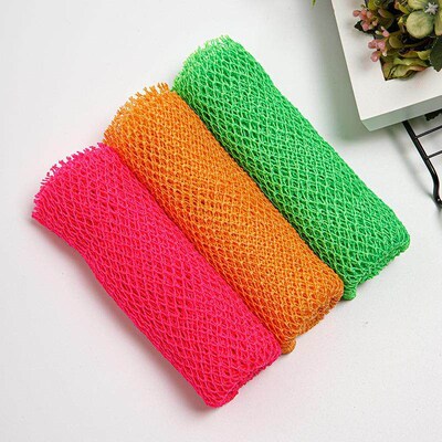 Cleansing and exfoliating mesh towel, nylon foam mesh