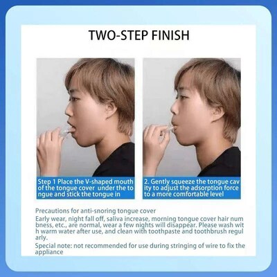 Medical Silicone Anti Snoring Tongue Anti Snore Device Apnea
