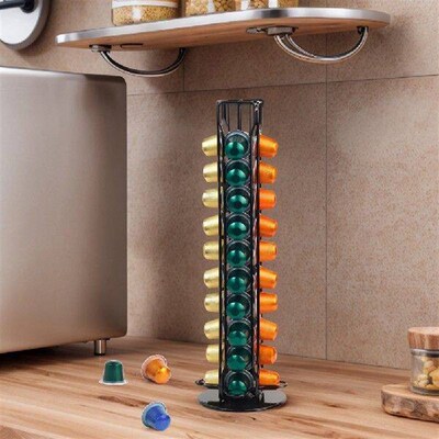 40Pcs Capsule Coffee Stand Rotatable Coffee Holder