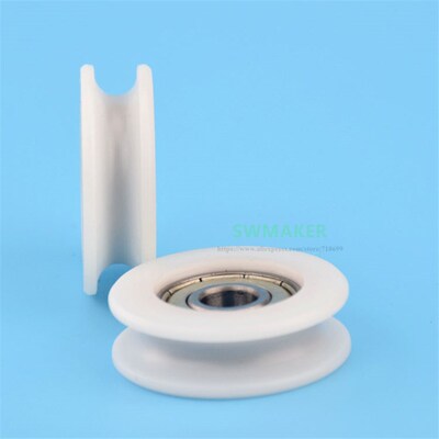 SWMAKER 1pcs 8*34*10.5mm plastic bearing pulley / roller, ba