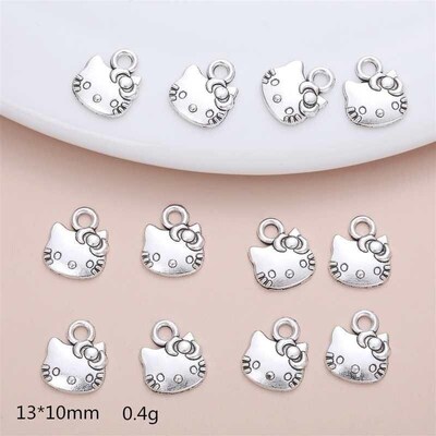 50PCS cate Lovly Kitten Accessories Charm for Womens Person