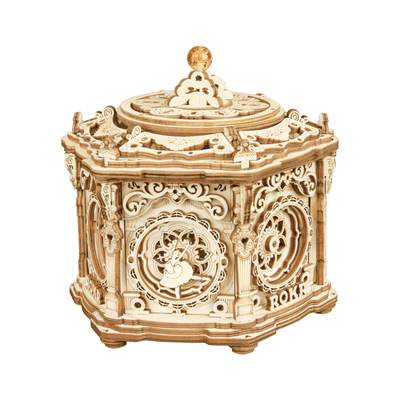 Robotime Rokr Music Box 3D Wooden Puzzle Game Assembly Model