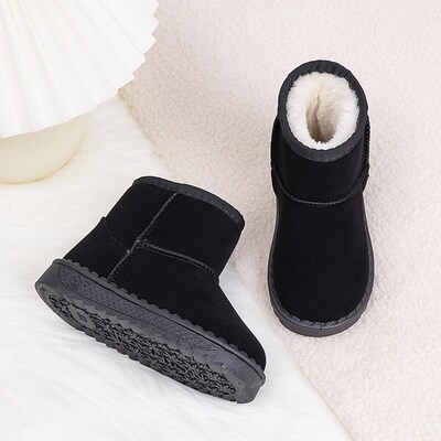 2025 Childrens Shoes Baby Cotton Shoes Plus Velvet And Thic