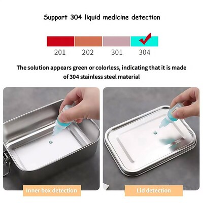 Lunch Box with Compartment Student Food Storage Containers