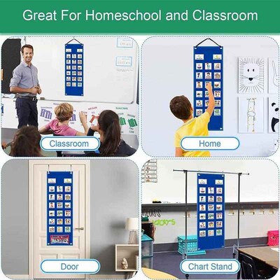 Children Visual Schedule Calendar Chart Autism Learning Mate
