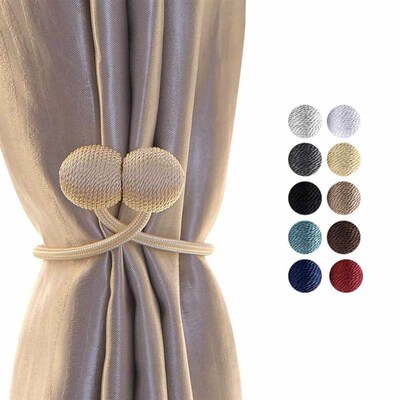 Magnetic Pearl Ball Curtain Tiebacks Tie Backs Holdbacks Buc