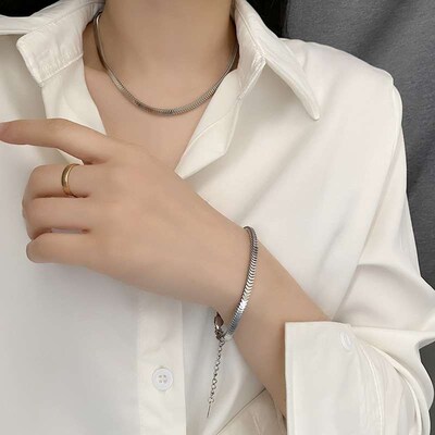 Yuxi titanium steel non-fading fish scale scale chain jewelr