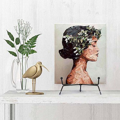 Iron Display Stand Metal Easel Stand for Picture Frame Decor