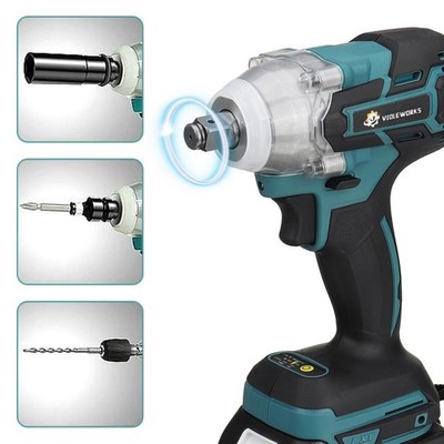 NEW 22800mAh 288VF Brushless Electric Impact Wrench 1/2 Lith