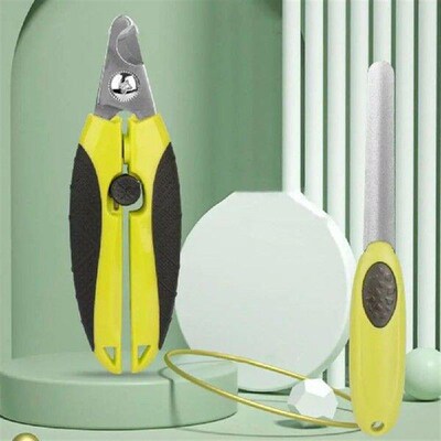 Stainless Steel Dog Nail Clippers Set Wear-resistant