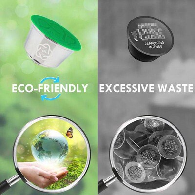 Reusable Dolce Gusto Coffee Capsules 3rd Plastic Stainless S