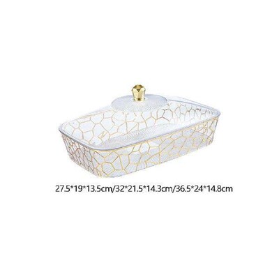 Serving Tray with Lid Organizer with Lid Nordic Home