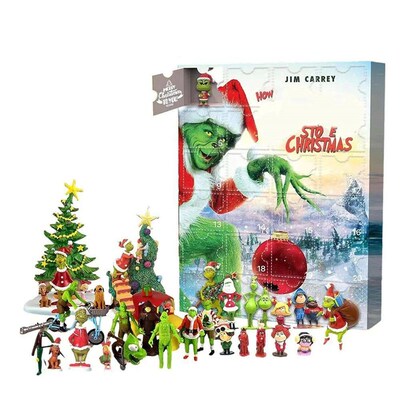 24 Days Christmas Vacation Advent Calendar Home BlindBox Gif