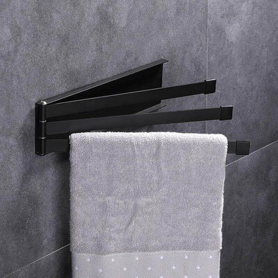 FPolding wall hanging towel bar kitchen rag rack bathroNom