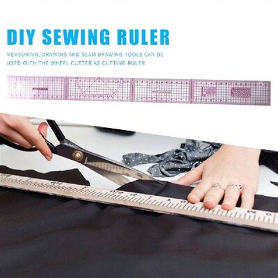 DIY Patchwork Feet Tailor Yardstick Cutting Quilting Sewing